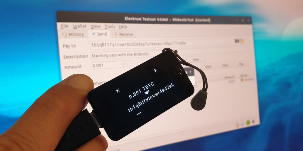 Use the BitBox02 with Electrum wallet
