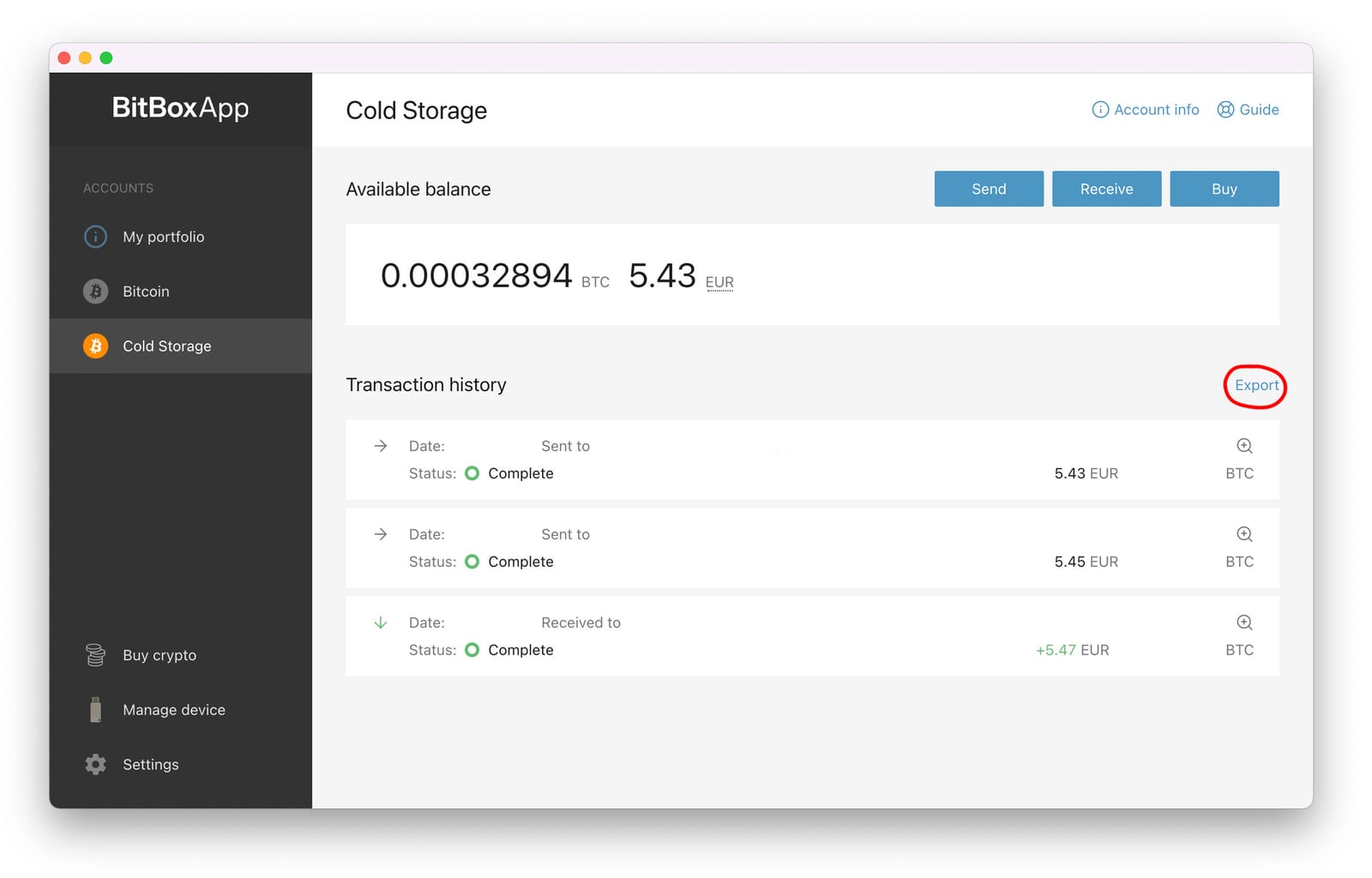 How to use Cointracking to keep track of your own BitBox02 transactions